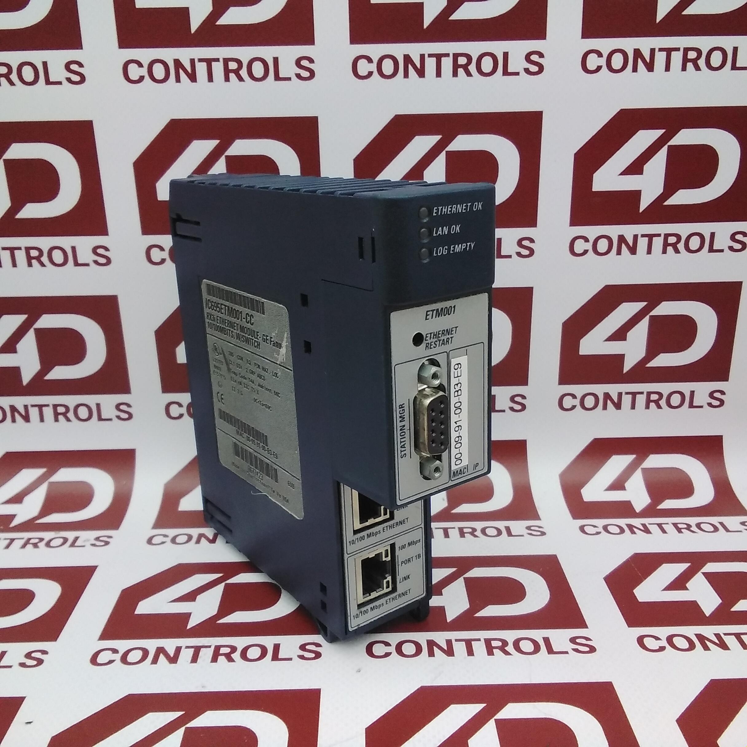 IC695ETM001 | GE Fanuc | RX3i, Ethernet Module, 10/100 Mbps