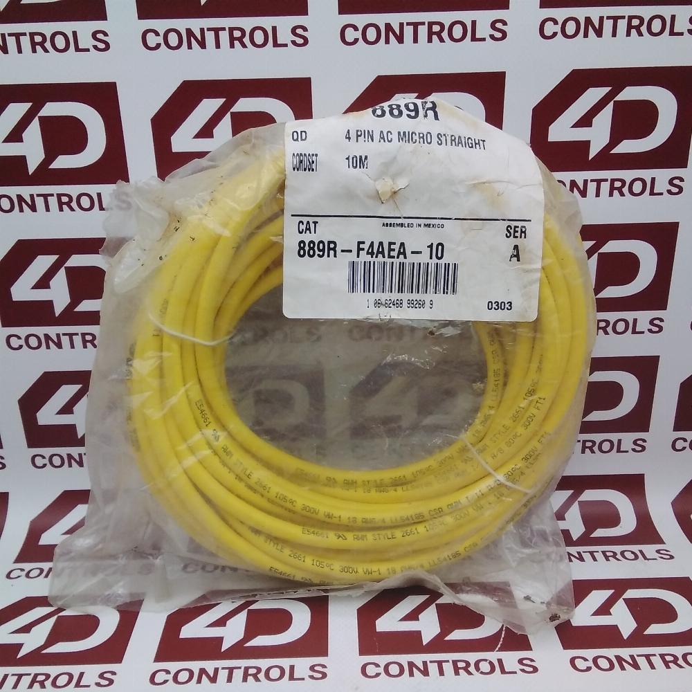 889R-F4AEA-10 | Allen Bradley | Cordset, AC Micro, 4 Pin