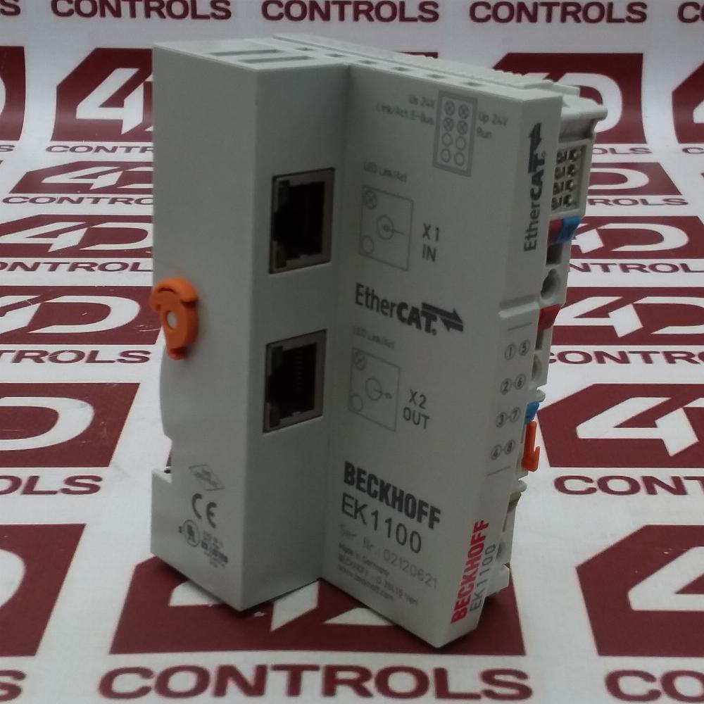 EK1100 | Beckhoff | Ethercat Coupler, 24VDC, -25°C to +60°C ,IP20