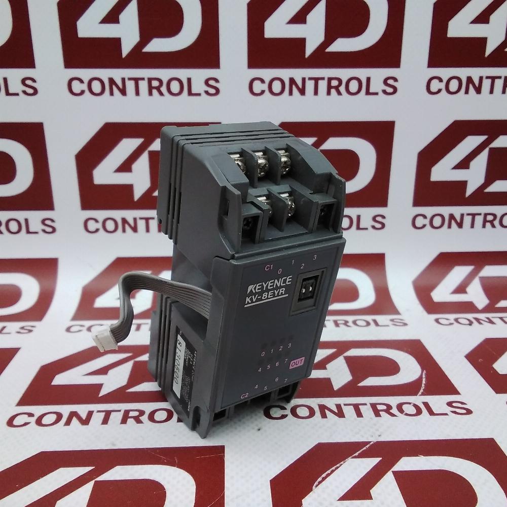 KV-8EYR | Keyence | Output Module, 8 Output, Din Rail Mount