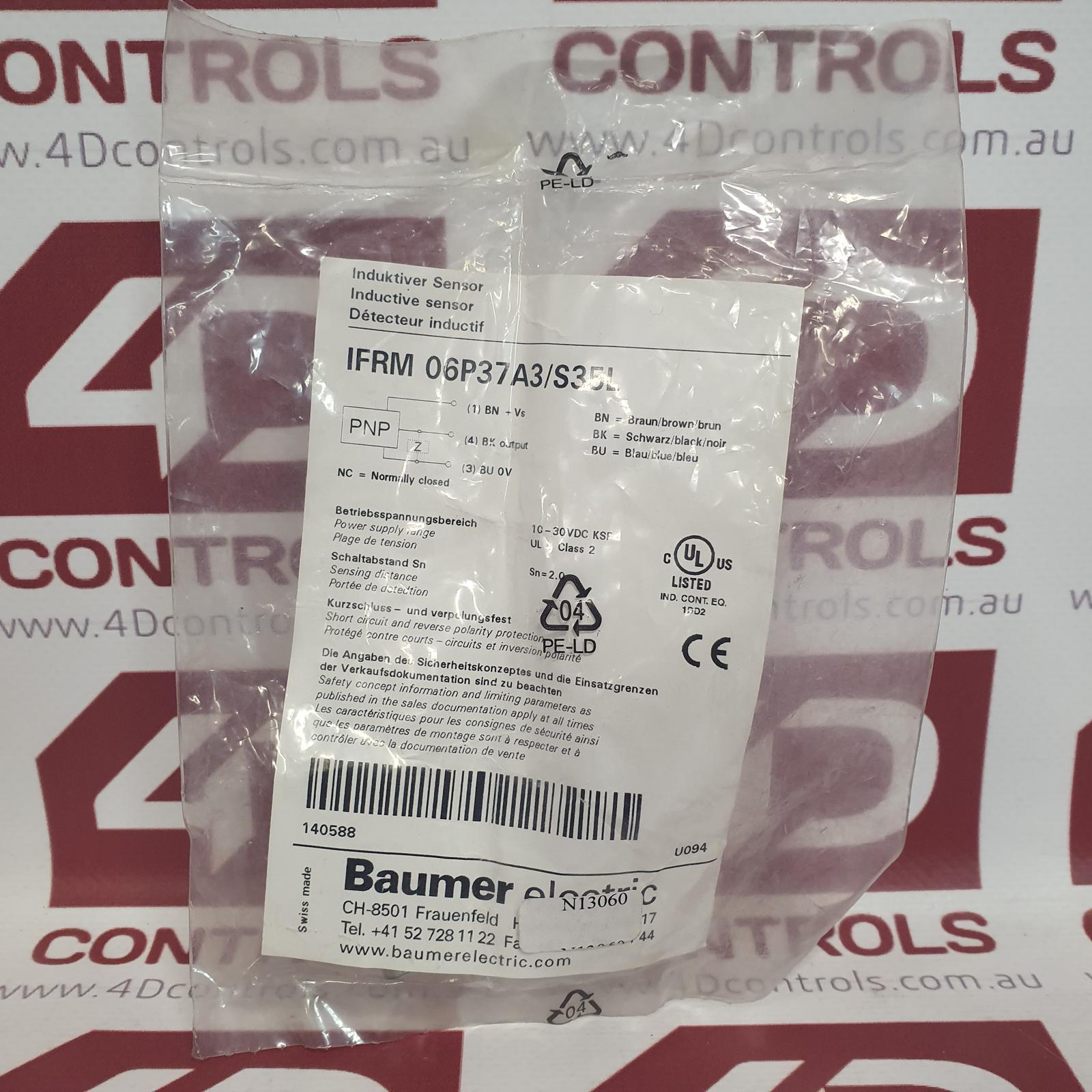 IFRM 06P37A3/S35L | Baumer | (10140588) Proximity Sensor