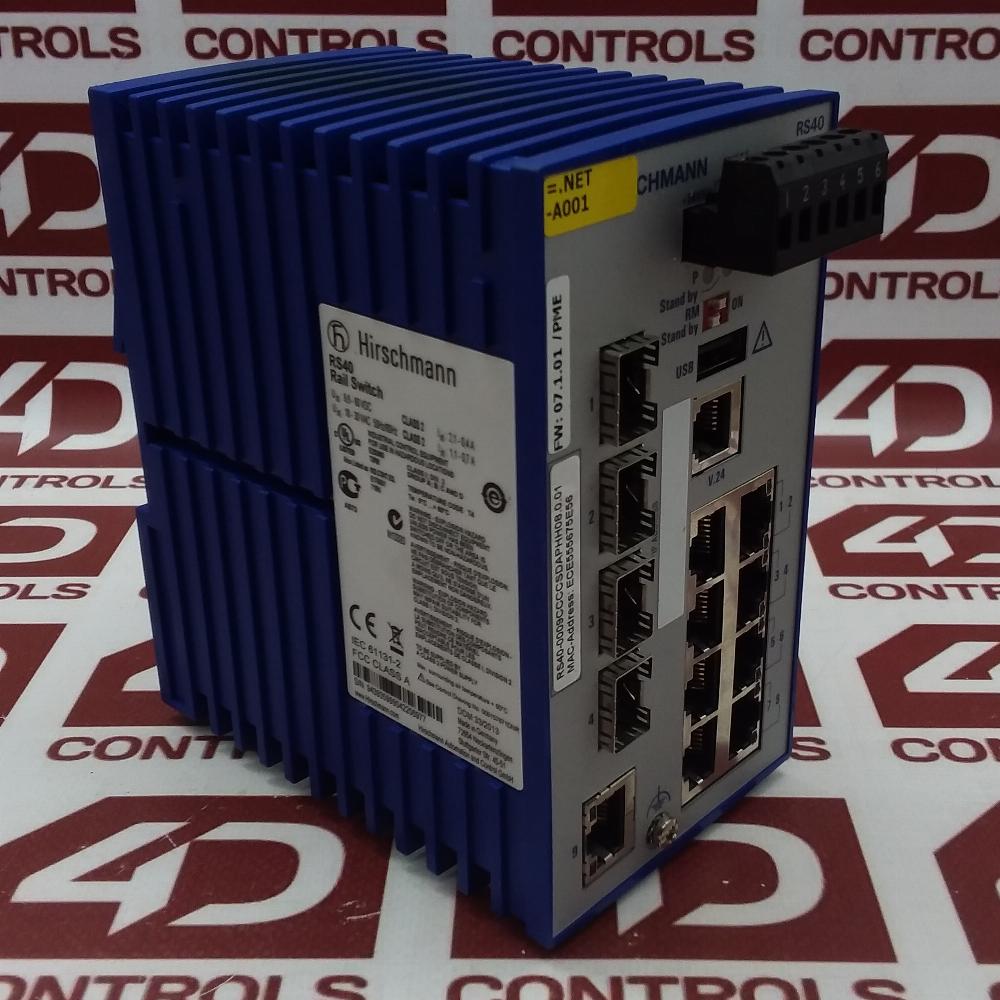 RS40-0009CCCCSDAPHH08.0.01 | Hirschmann | Rail Switch, 9.6-60VDC
