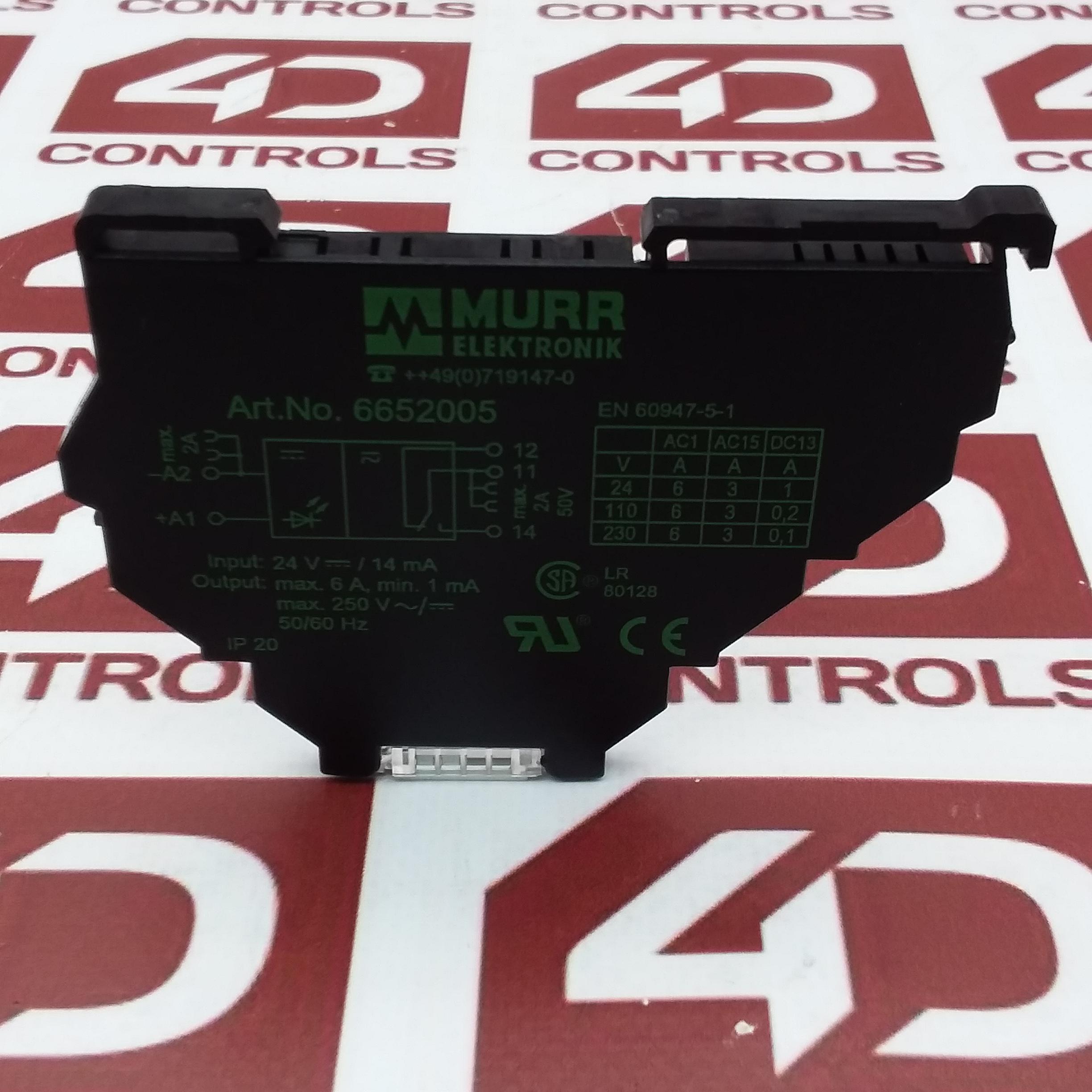 6652005 | Murr Elektronic | Interface Relay Module 6A