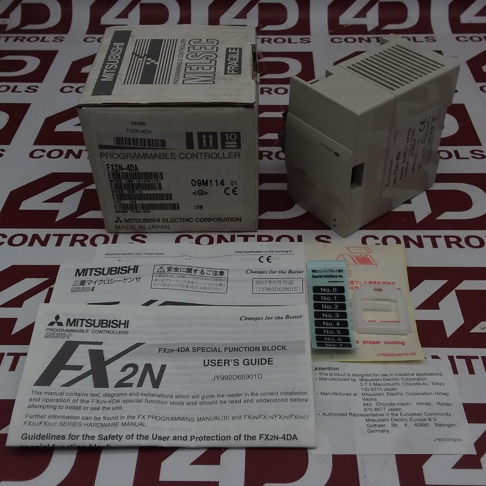 FX2N-4DA | Mitsubishi | Analog Output Module 12 Bit 4 Point