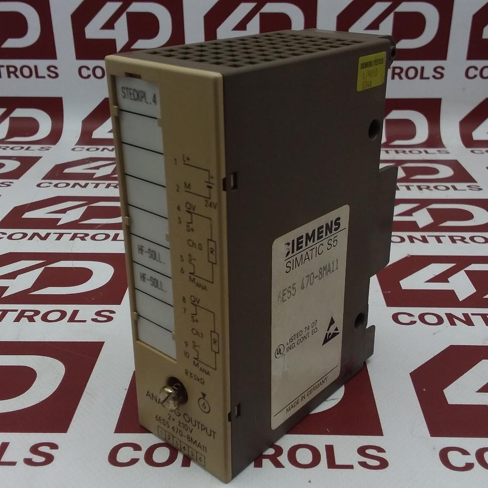 6ES5 470-8MA11 | Siemens | Simatic S5 470-8, Analog Output Module