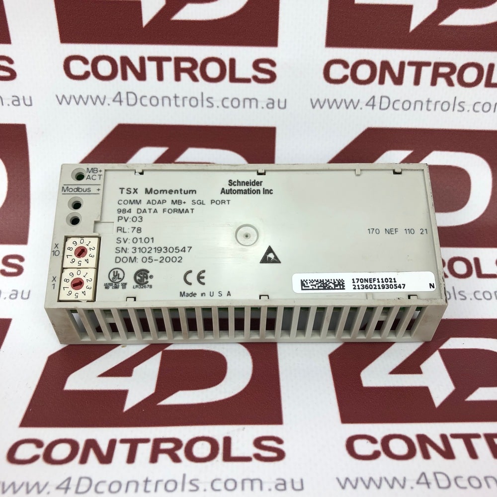170NEF11021 | Schneider | Momentum, MODBUS+ Comm Adapter