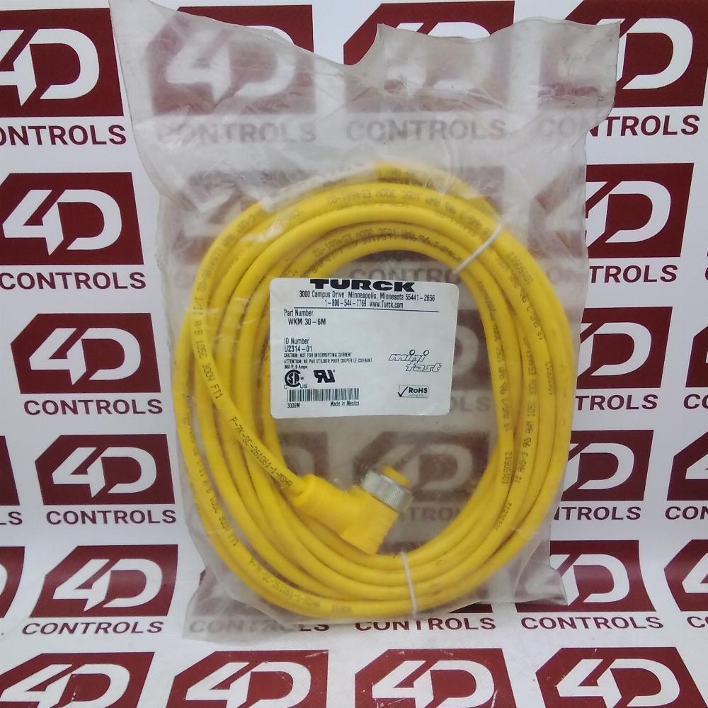 WKM 30-6M | Turck | Cordset, Single Ended, Minifast