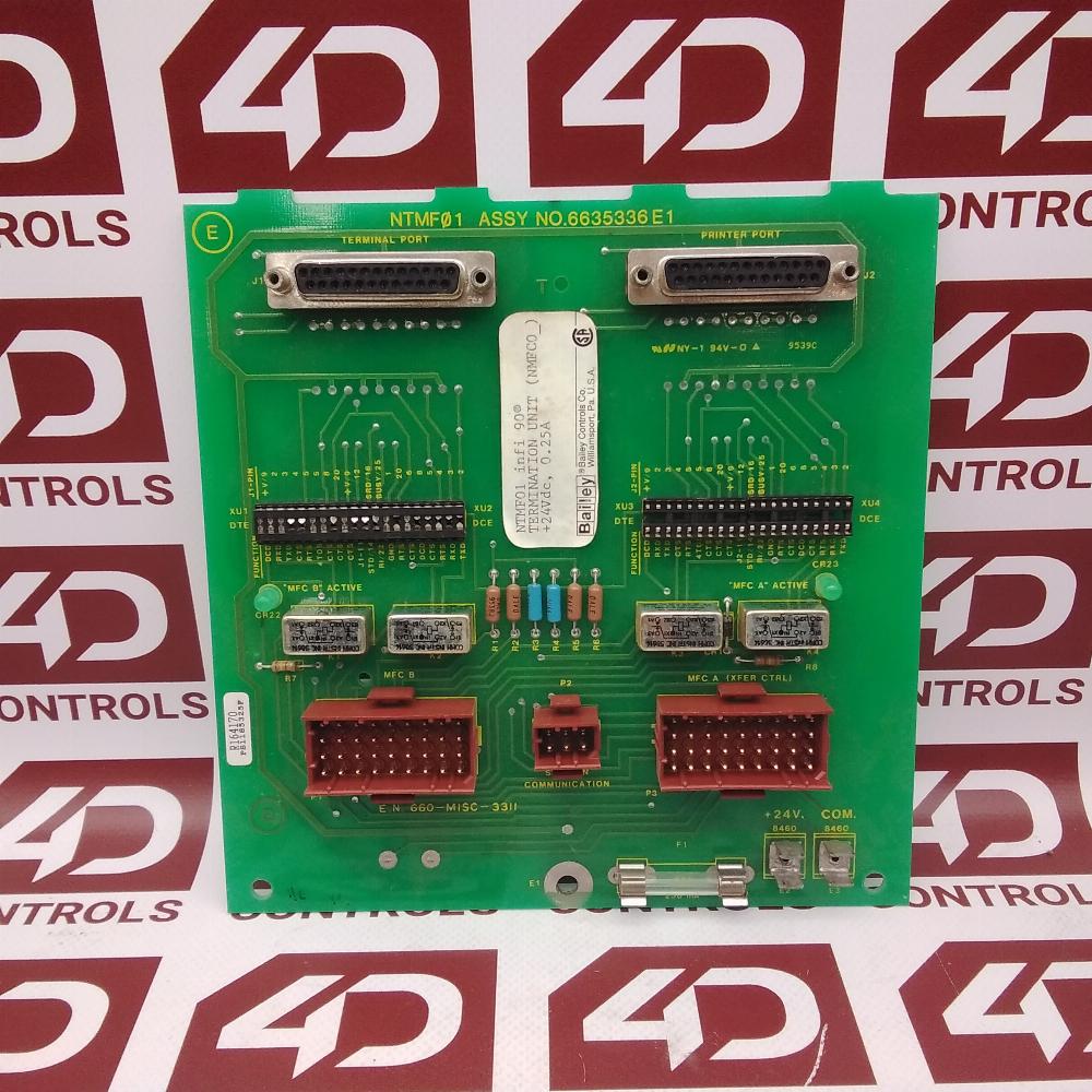 NTMF01 | Bailey | NET 90 Termination Module 25A 24VDC