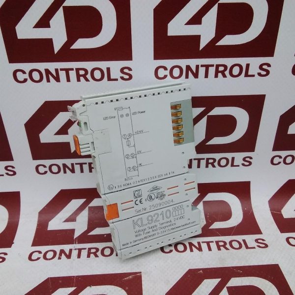 KL9210 | Beckhoff | Potential Supply Terminal, 10A, 24VDC