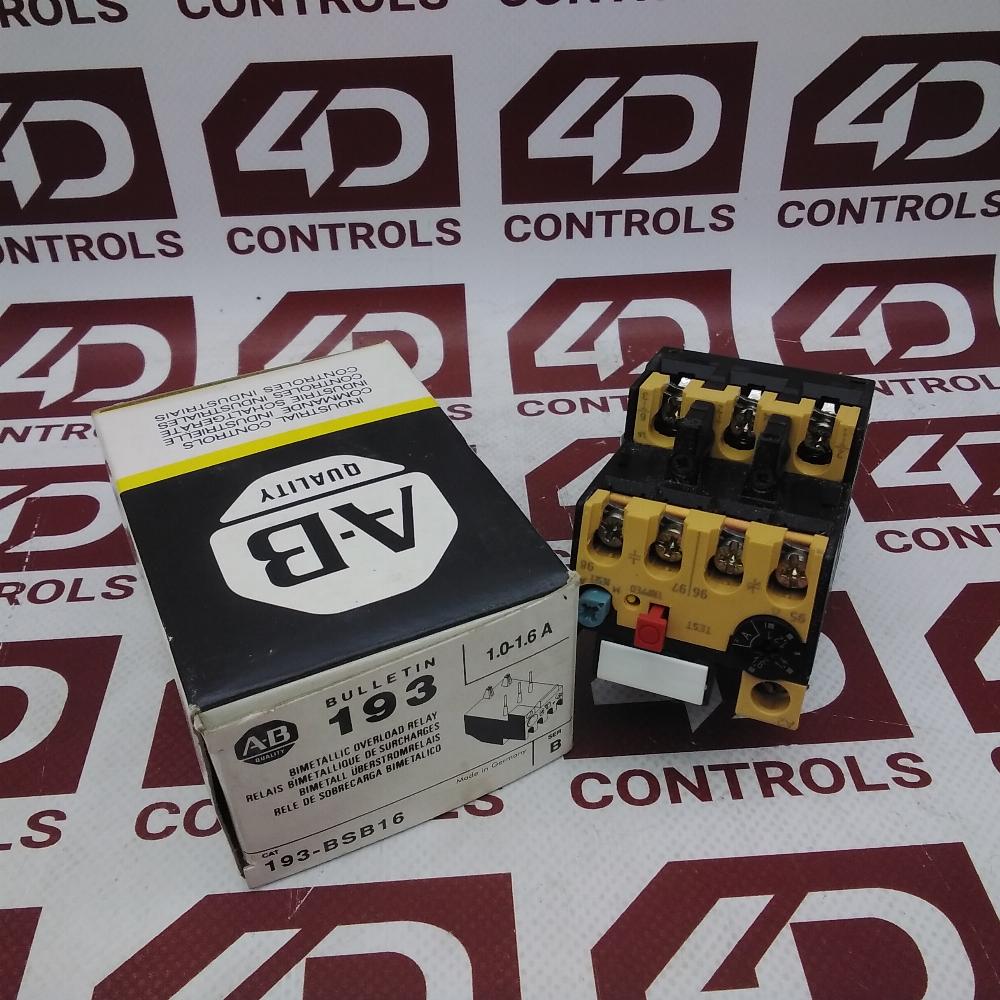 193-BSB16 | Allen Bradley | Bi-Metalic Overload Relay