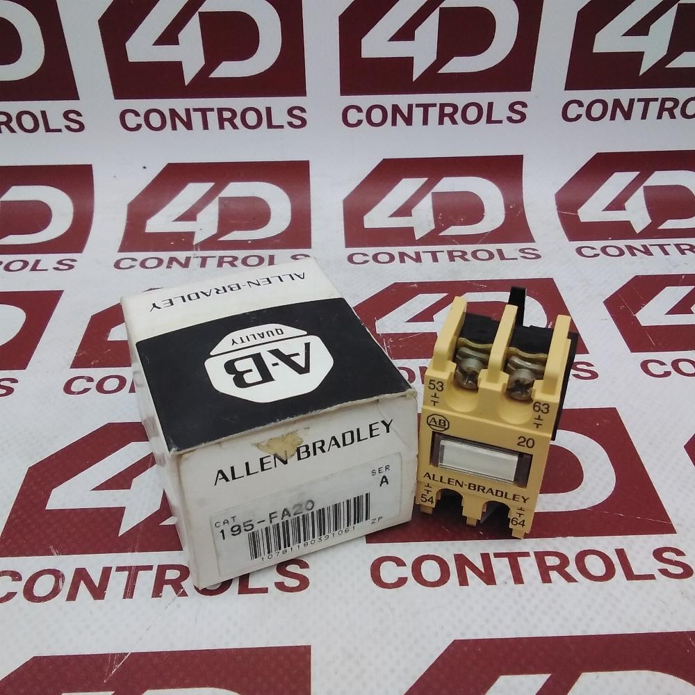 195-FA20 | Allen Bradley | Auxiliary Contact Block, Type F