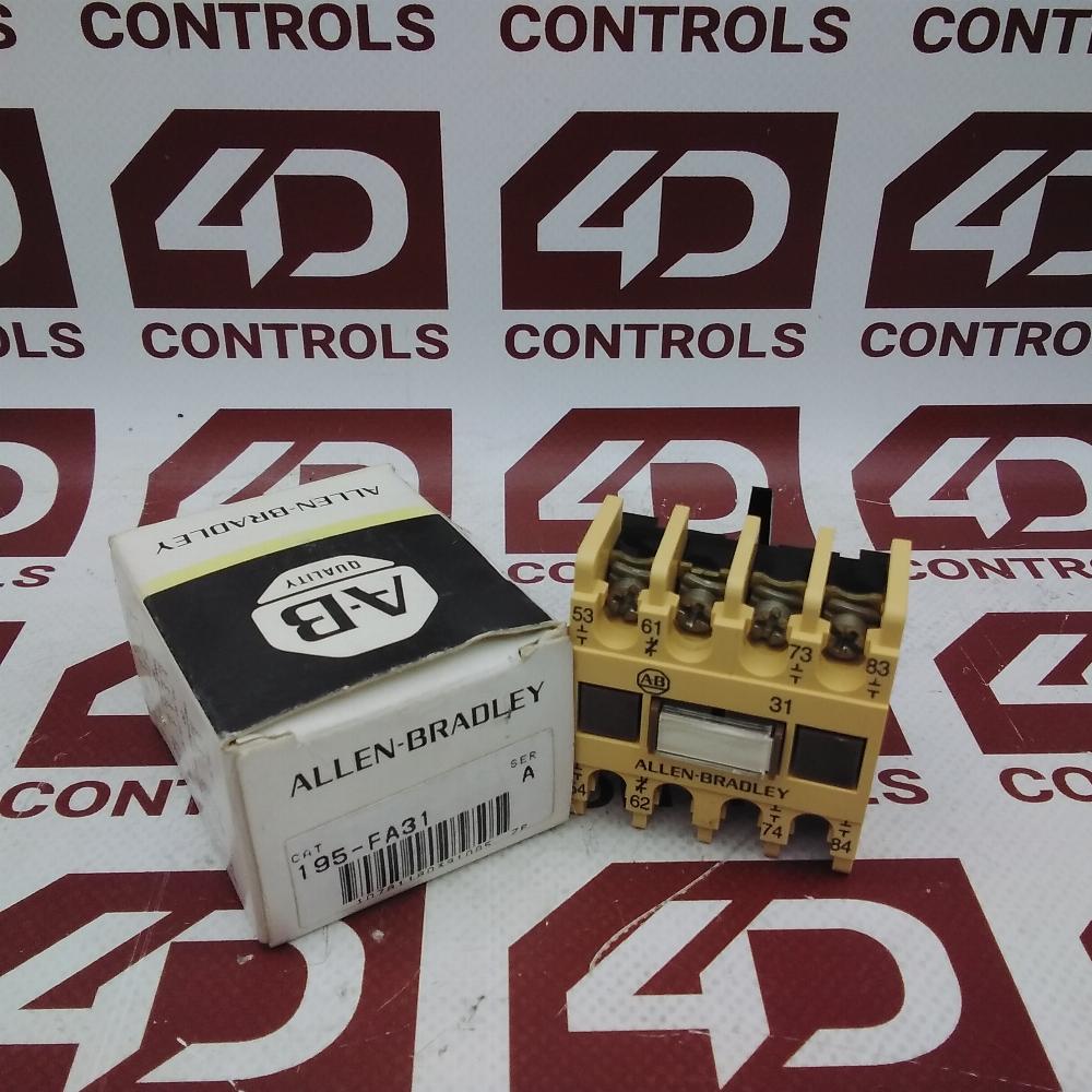 195-FA31 | Allen Bradley | Auxiliary Contact Block, Type F