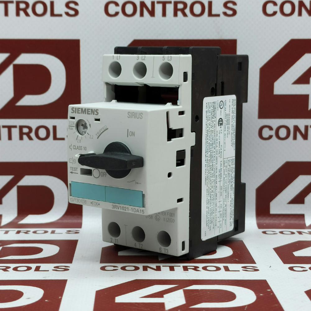 3RV1 021-1DA15 | Siemens | Circuit Breaker 2.2-3.2A 3P