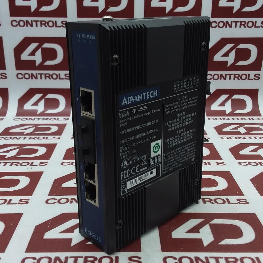 EKI-2525 | Advantech | Ethernet Switch, 10/100MBPS, 12-48VDC