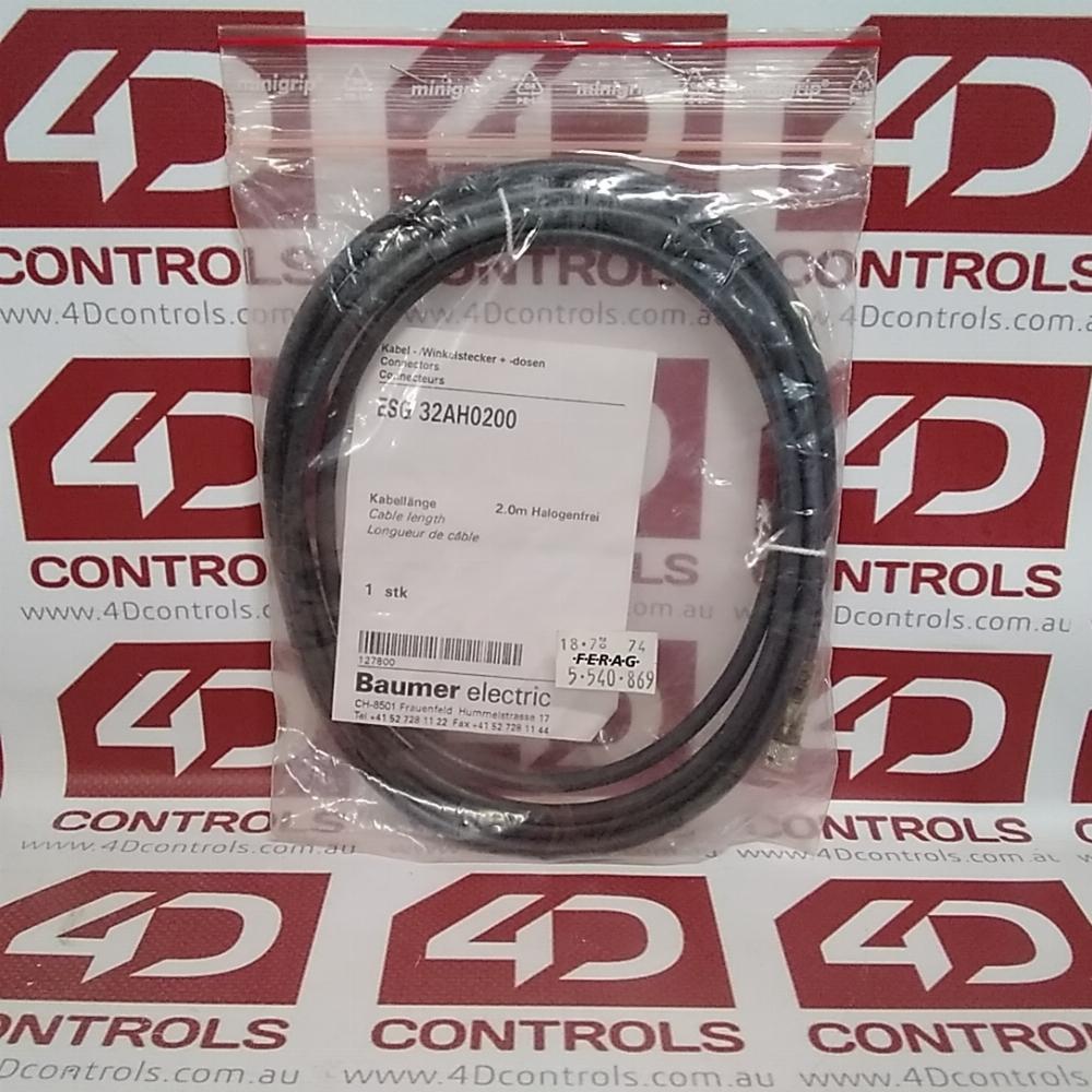 ESG 32AH0200 | Baumer | Cordset Cable Assembly, Connector