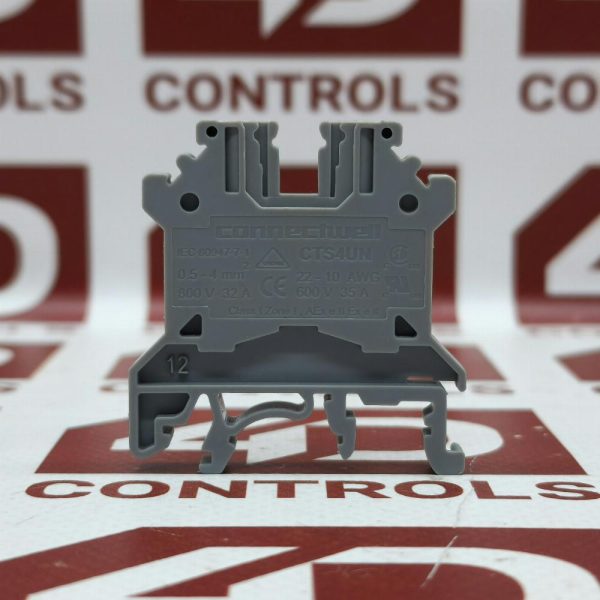 CTS4UN | Connectwell | Din Rail Mount Grey Terminal 0.5-4mm2