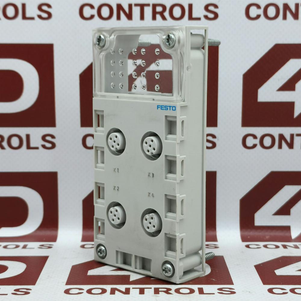 195704 | Festo | (CPXAB4M12X25POL), CPX, Mainfold Block