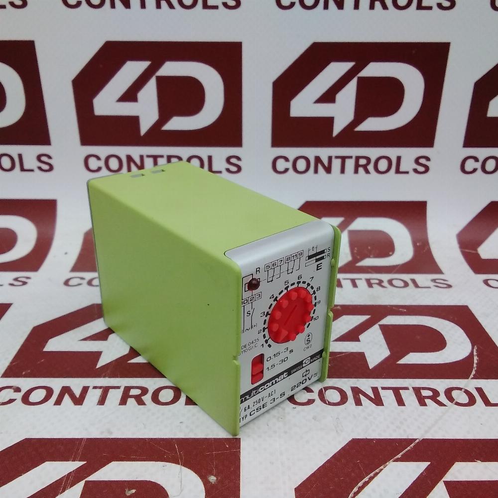 CSE3-S | MultiComat | Time Delay Relay, .15-10 Sec, 11 Pin, 6 AMP