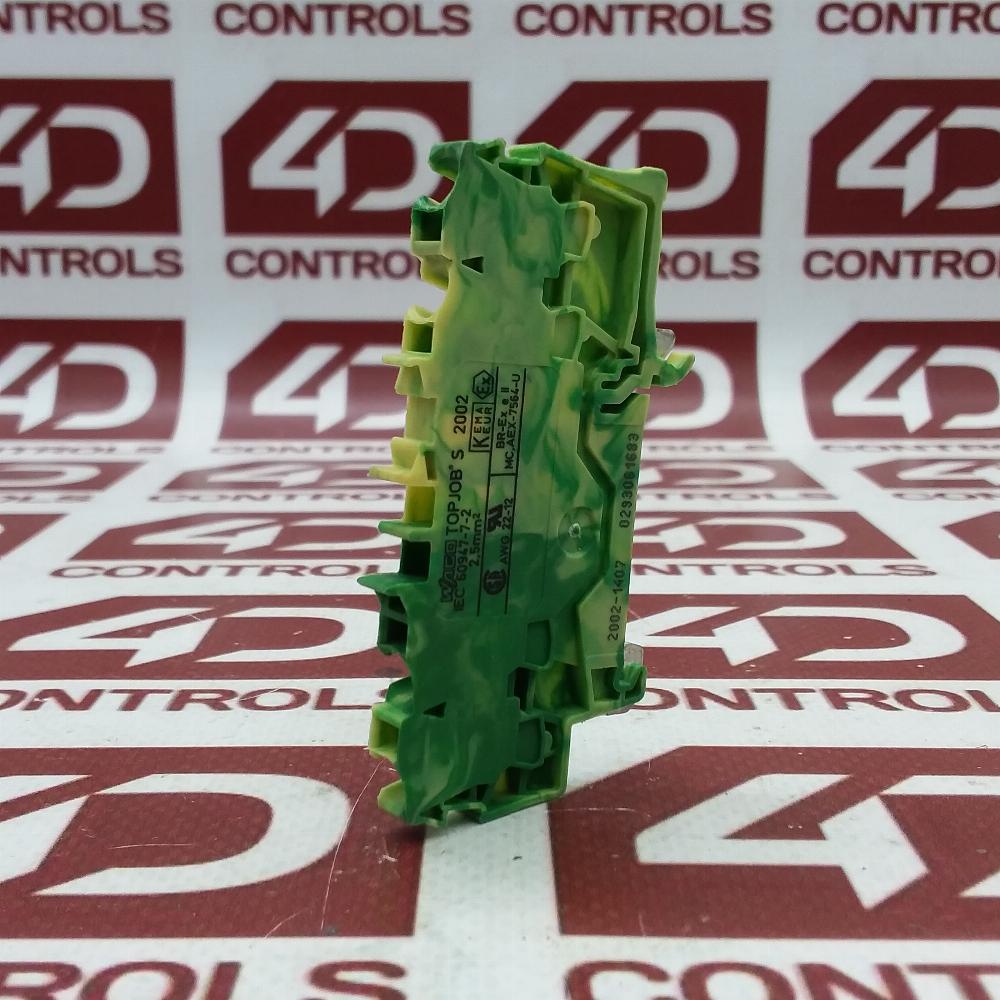 2002-1407 | WAGO | Ground Terminal Block 2.5mm 4 Conductor