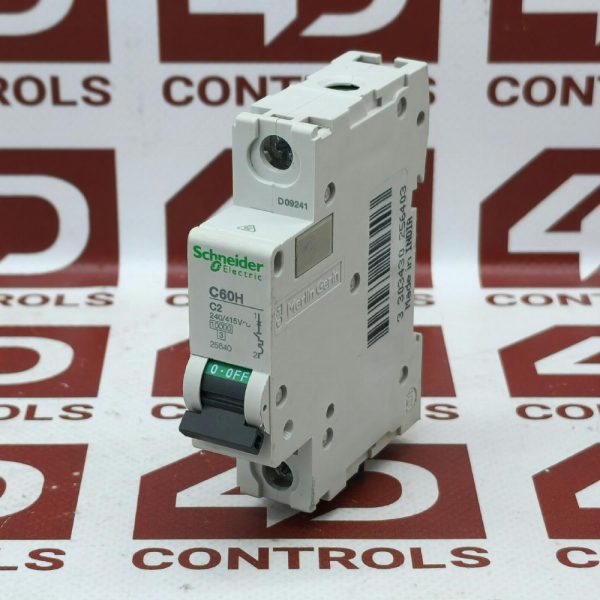 25640 | Schneider | C60H, Minature Circuit Breaker, 2A, 1P