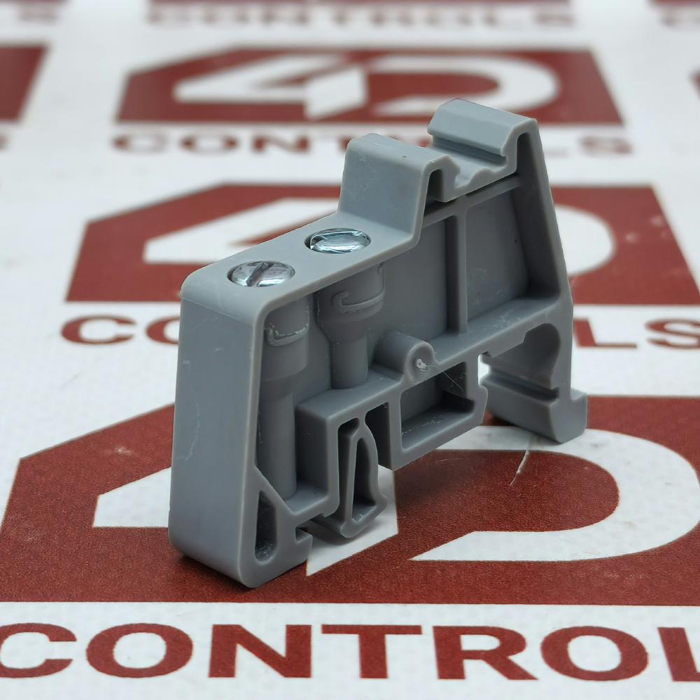 CA702 | Connectwell | Screw End Clamp Din Rail Mounted Grey