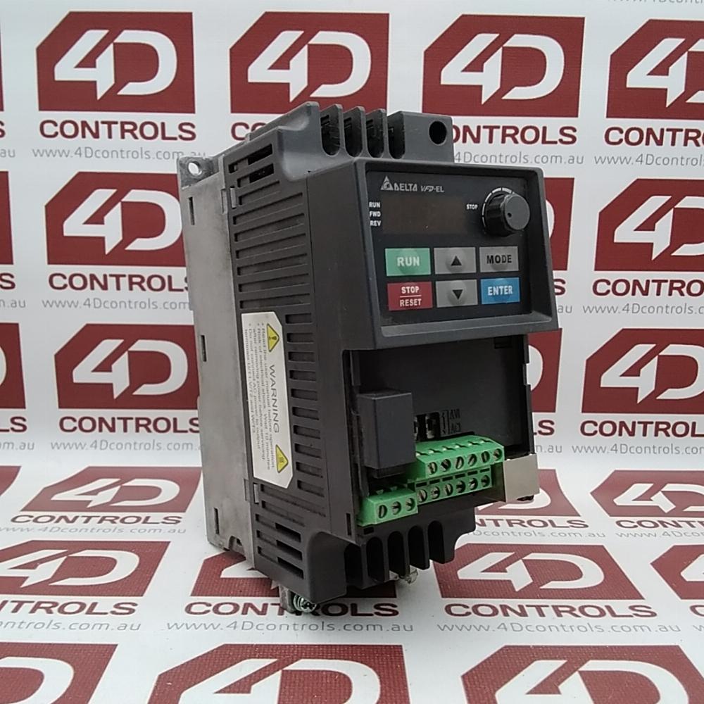 VFD007EL43A | Delta Electronics | AC Drive, 1 HP, 0.7 KW, 460VAC