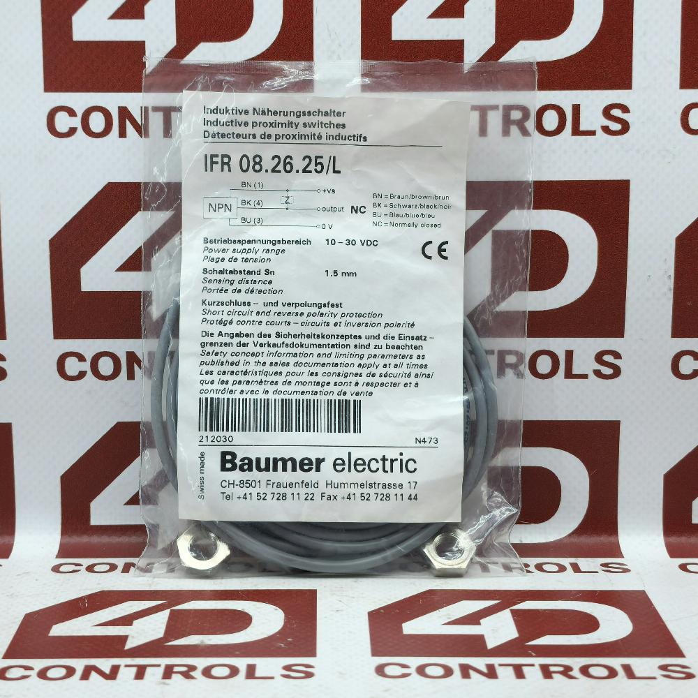 IFR 08.26.25/L | Baumer | Inductive Proximity Sensor