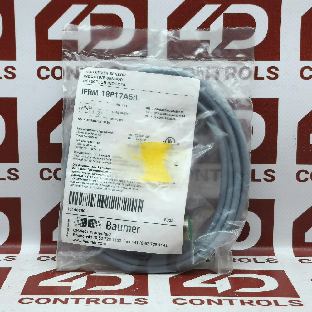 11078677 | Baumer | IFRM18P17A5/L Inductive Proximity Switch