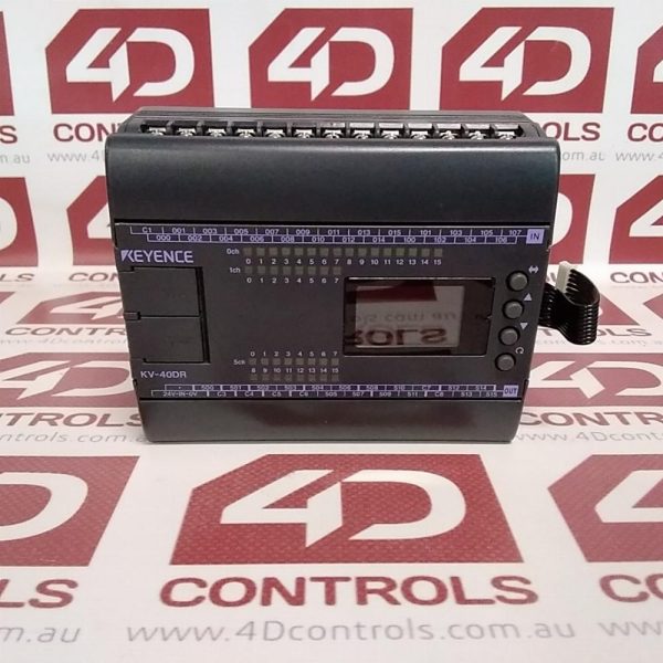 KV-40DR | Keyence | PLC Base Unit, 24 x Input, 16 x Output