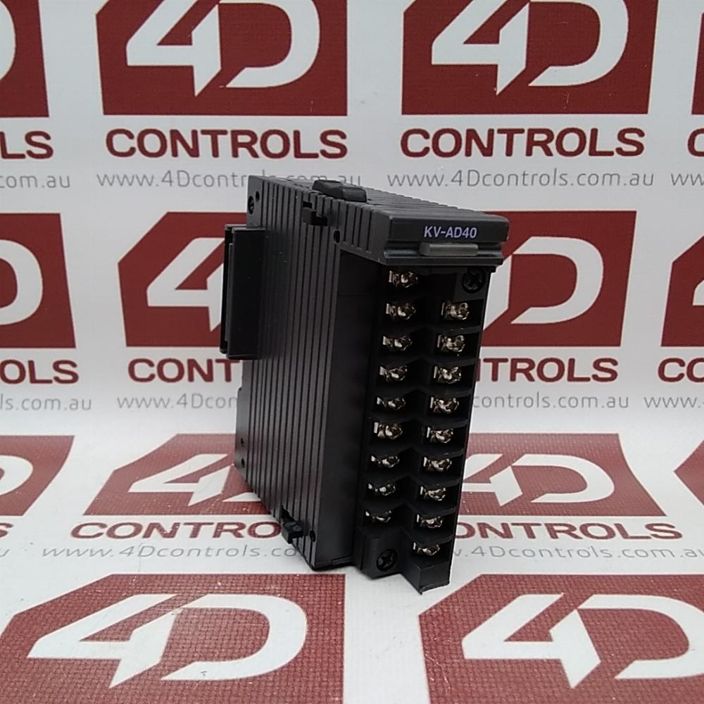 KV-AD40 | Keyence | Analog Input Module 4 Channel 24VDC 110mA