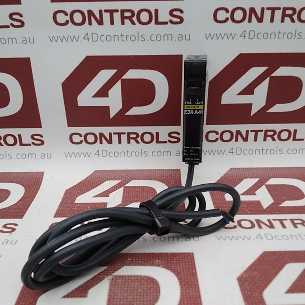 E3X-A41 | Omron | Photoelectric Sensor, PNP, 10-30VDC