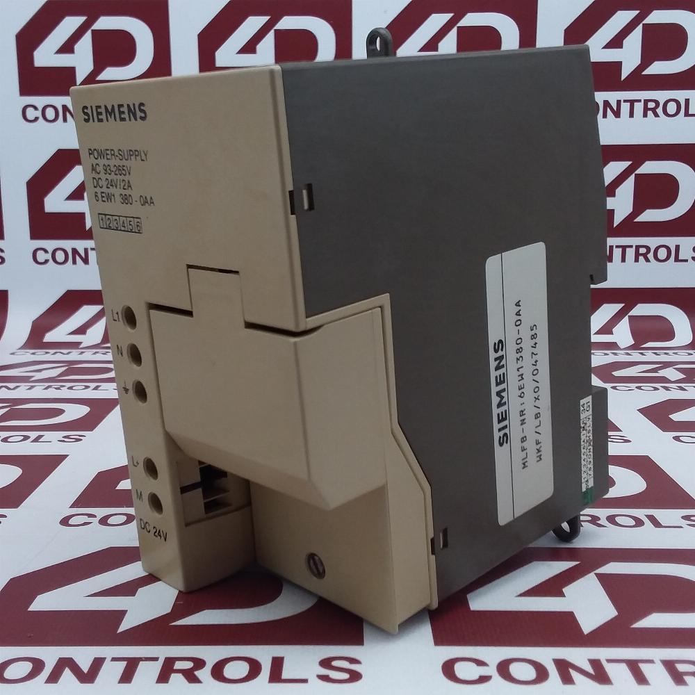6EW1380-0AA | Siemens | Power Supply, 2A, 24VDC, 220V, 1 Phase