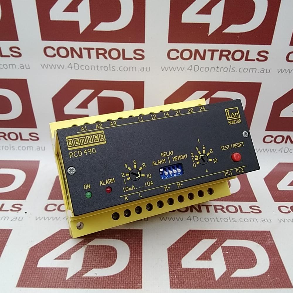 RCD-490 | Bender | Residual Current Device, 24VDC, 50/60Hz