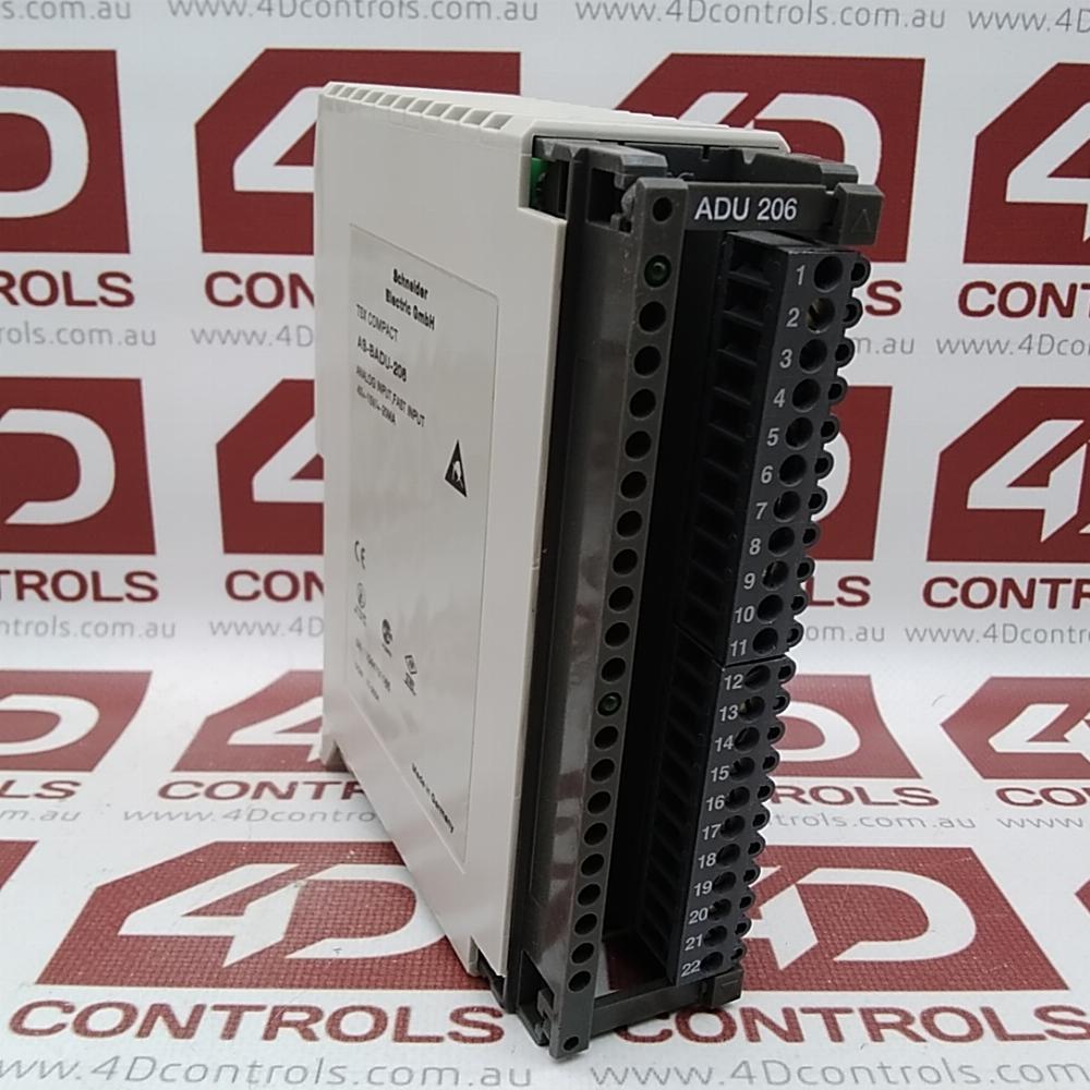 AS-BADU-206 | Schneider | Input Module, Analog, 4 Point, 20A