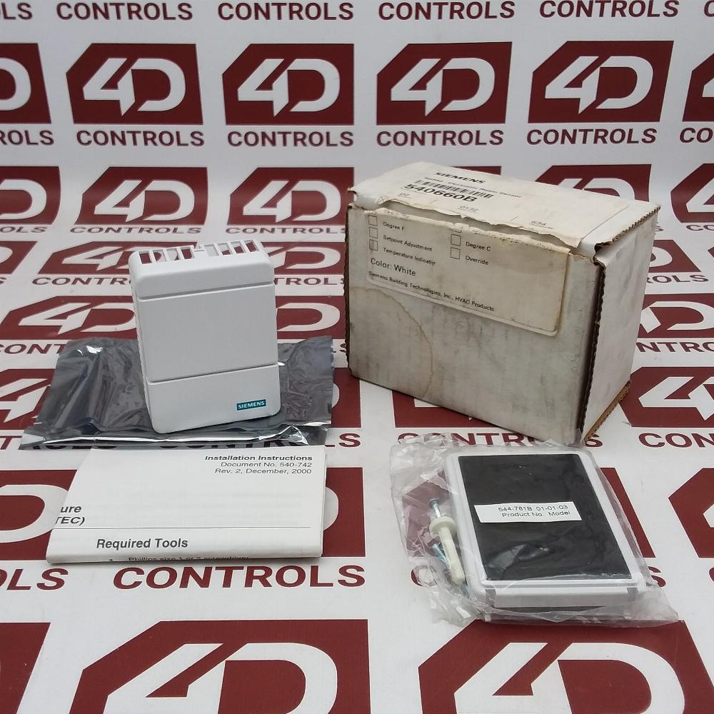 540-660B | Siemens | Room Temp Sensor 13-35°C (55-95°F) White