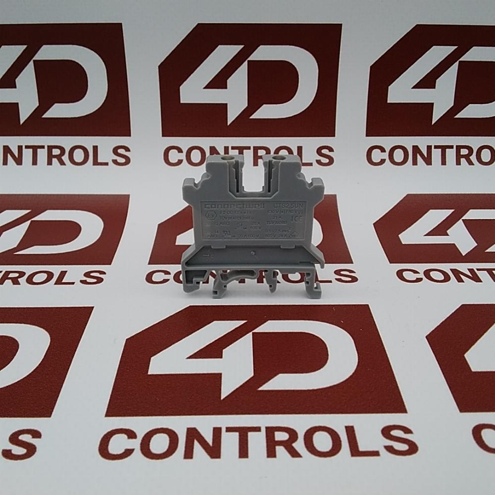 CTS2.5UN | Connectwell | Din Rail Mount Grey Terminal 0.5-2.5mm2