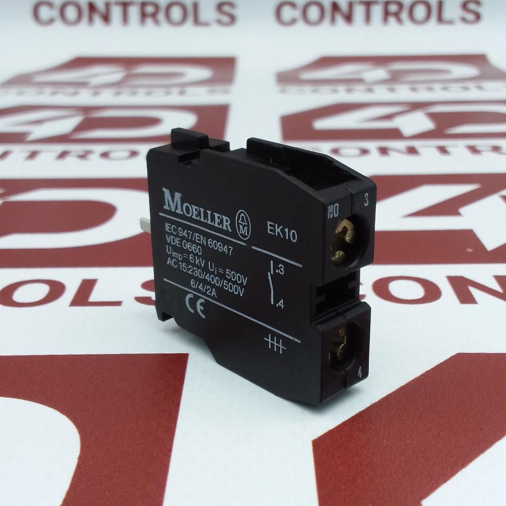 EK10 | Moeller | Contact Block, 10A, 1 N.O., 600 VAC