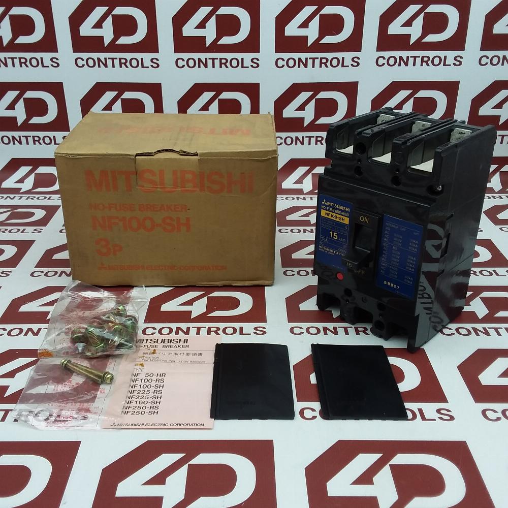 NF100-SH-3P-15A | Mitsubishi | Circuit Breaker, 15A, 3 Pole