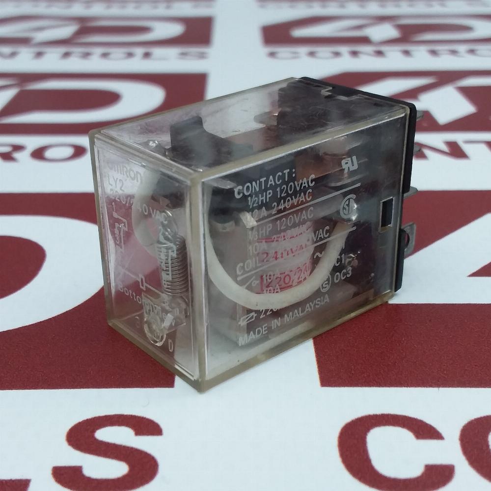 LY2-AC240 | Omron | Relay, 220/240VAC, 10A, 8 Pin