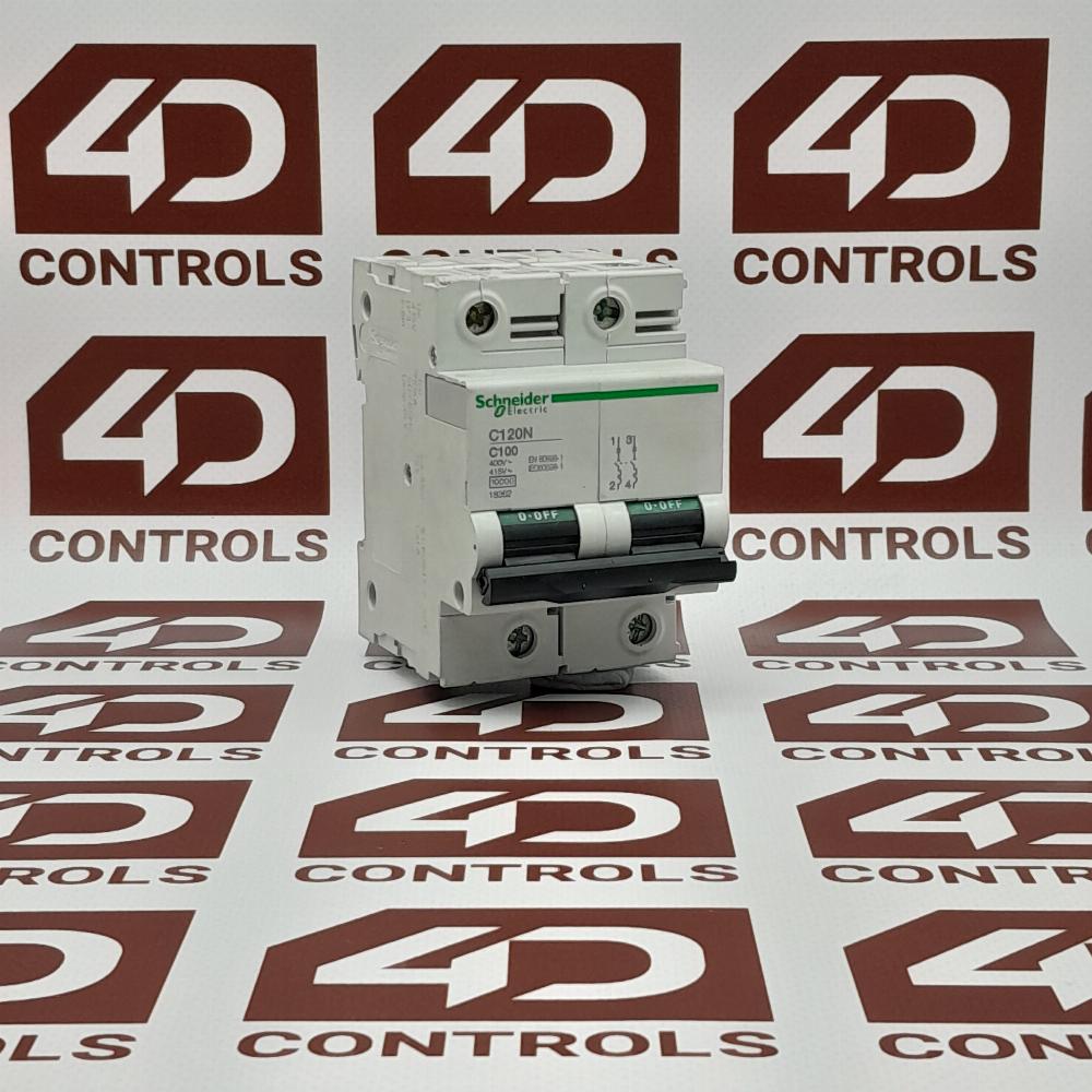 18362 | Schneider | Miniature Circuit Breaker, 2 Pole, 100A