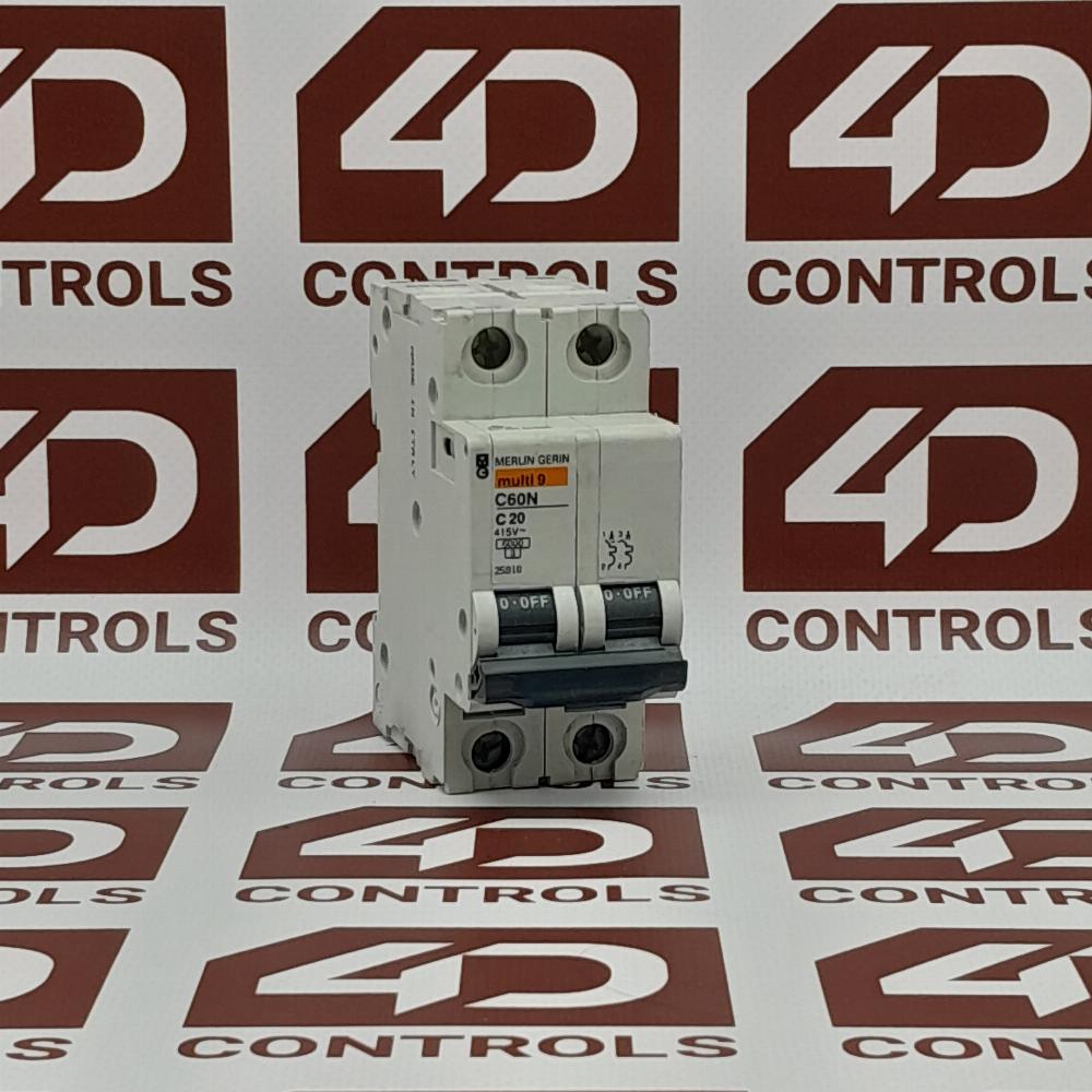 25818 | Schneider | Circuit Breaker, 20A, 2 Pole, 400VAC