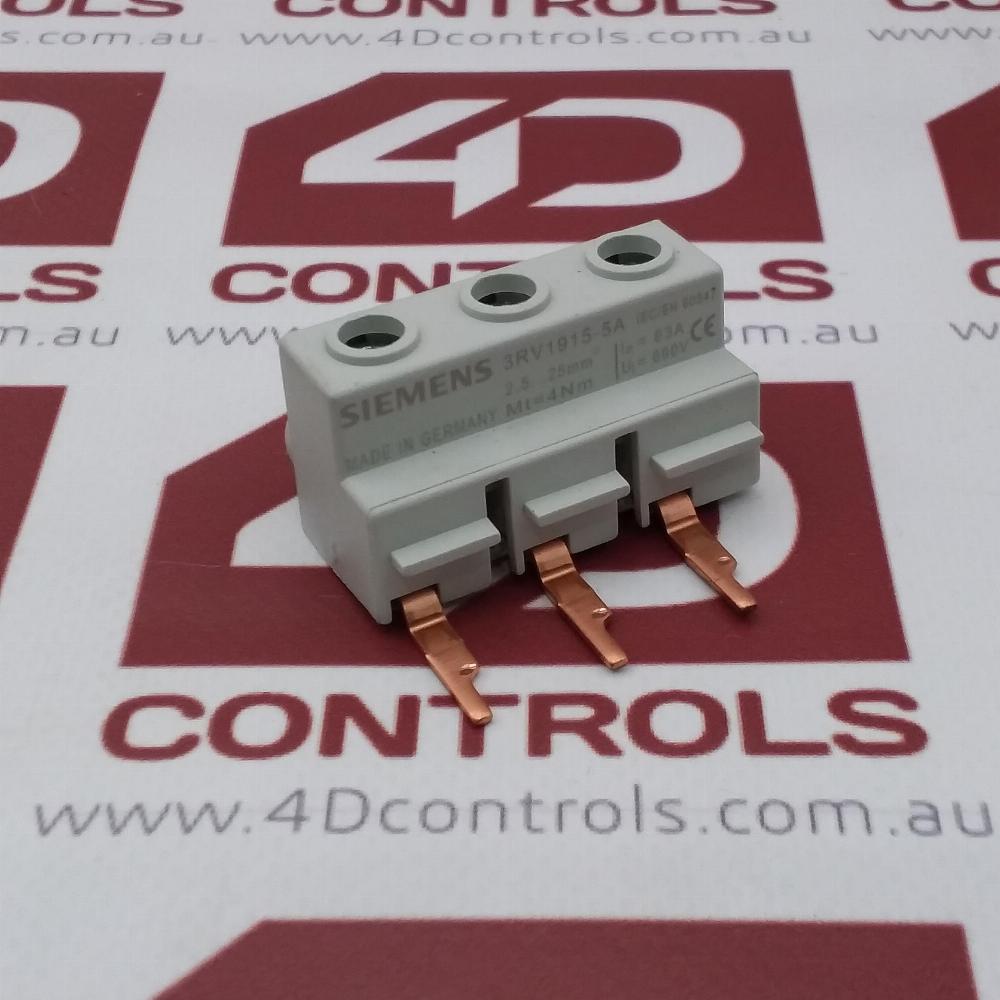 3RV1 915-5A | Siemens | Busbar 63A 3 Phase 690VAC Top Feed