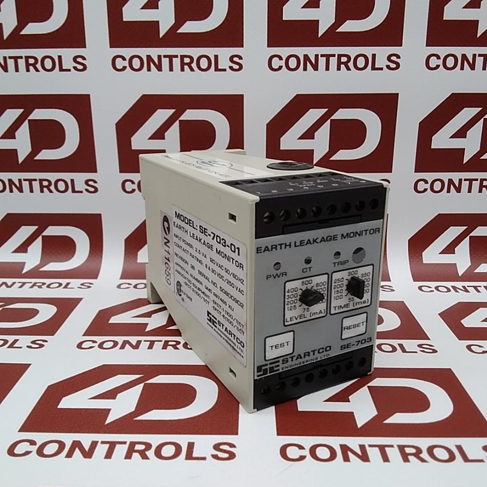 SE-703-01 | Startco | Earth Leakage Monitor, 120VAC