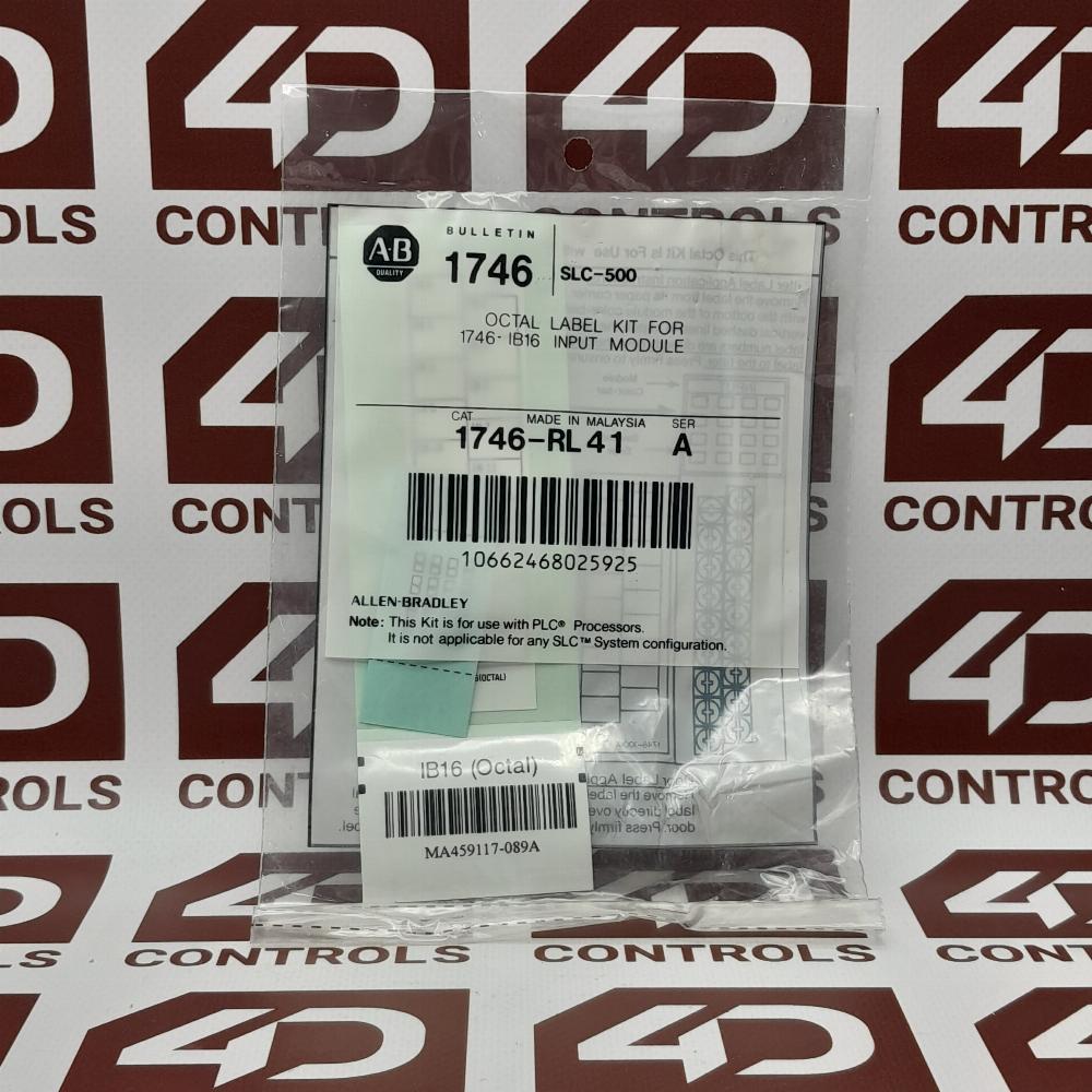 1746-RL41 | Allen Bradley | Label Kit, OCTAL