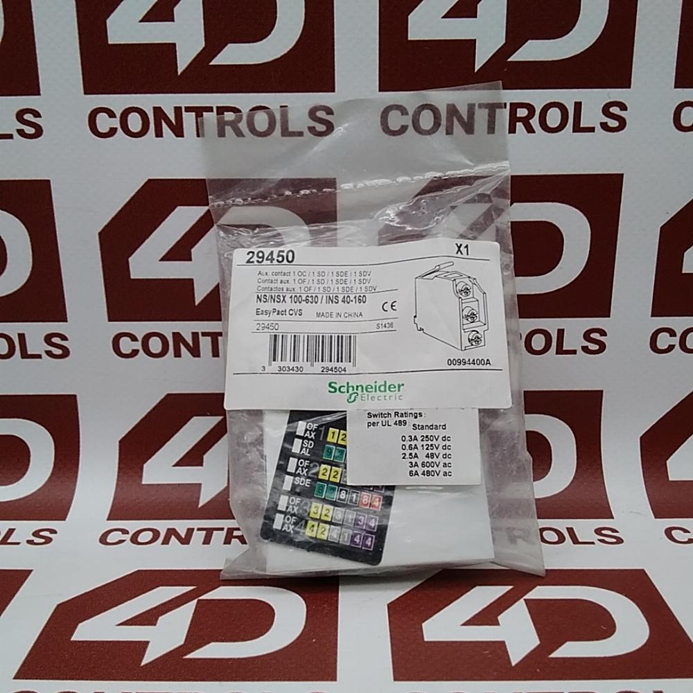 29450 | Schneider | Auxiliary Contact, Single Contact, 6A
