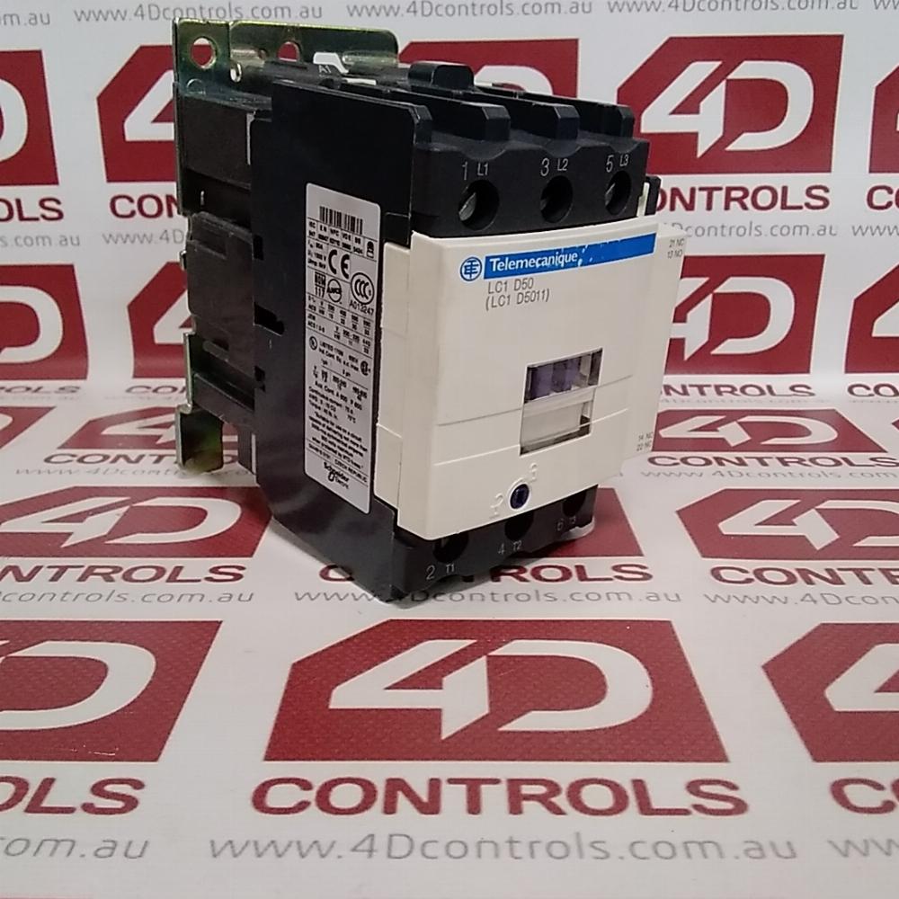 LC1D5011U5 | Telemecanique | Contactor, Non Reversing, 3 Pole