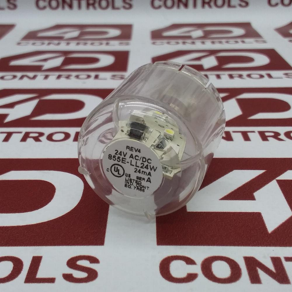 855E-LL24W | Allen Bradley | LED Lamp, 24VAC/DC, 24mA, White