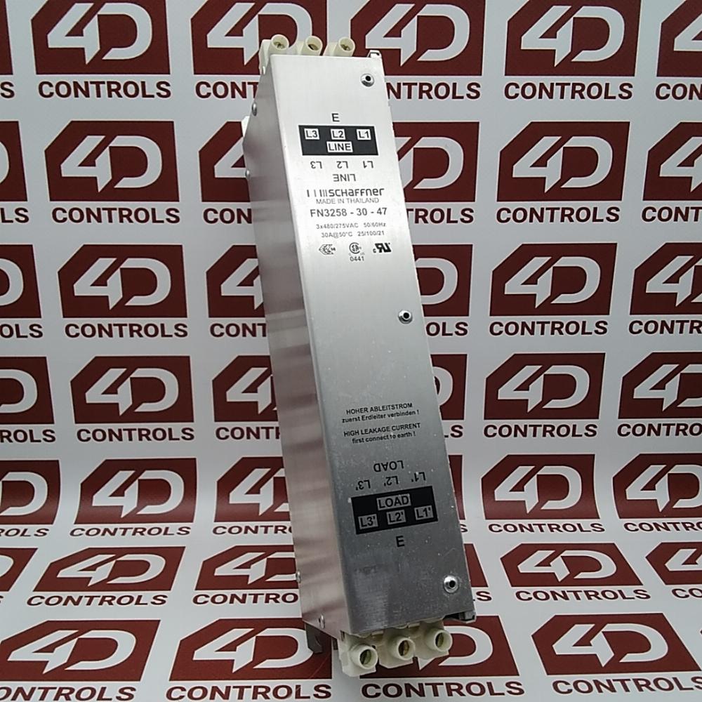 FN3258-30-47 | Schaffner | RFI Power Line Filter, 30A, 33mA