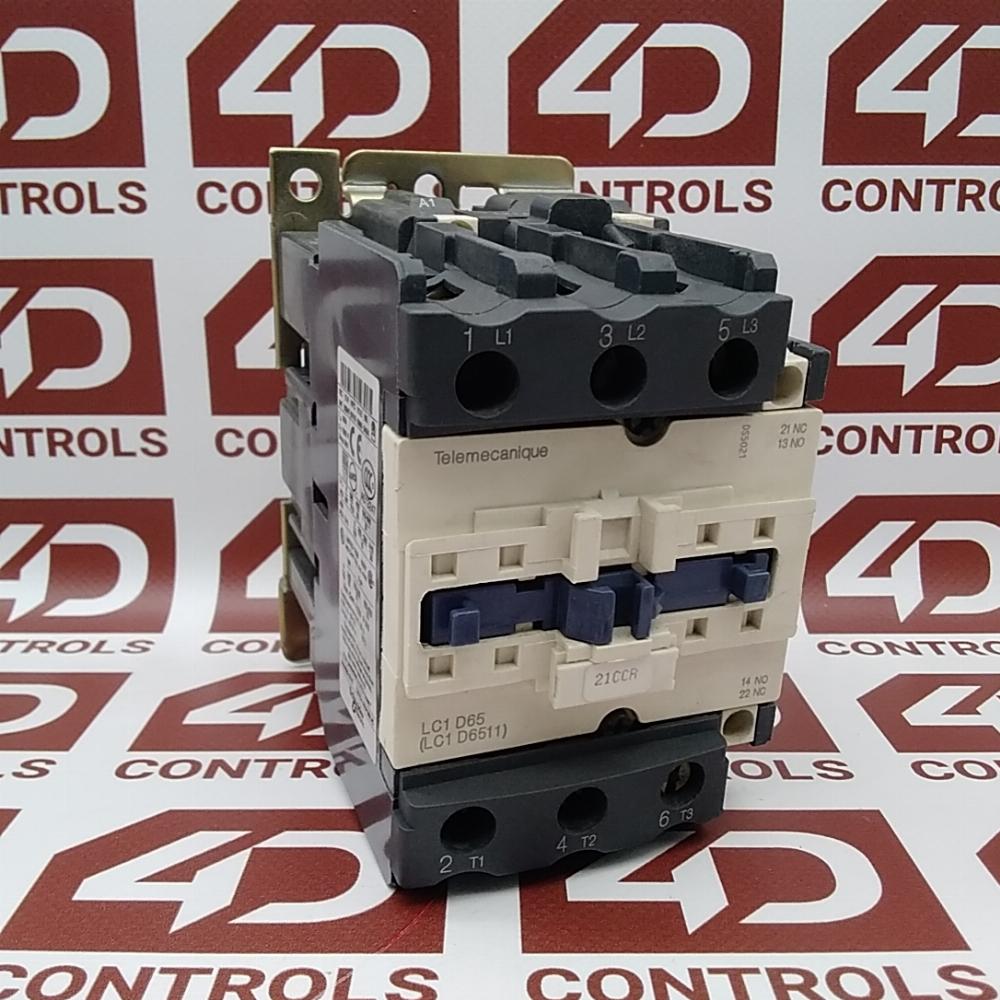 LC1-D6511U5 | Telemecanique | Contactor, 65A, 3 Pole,240v