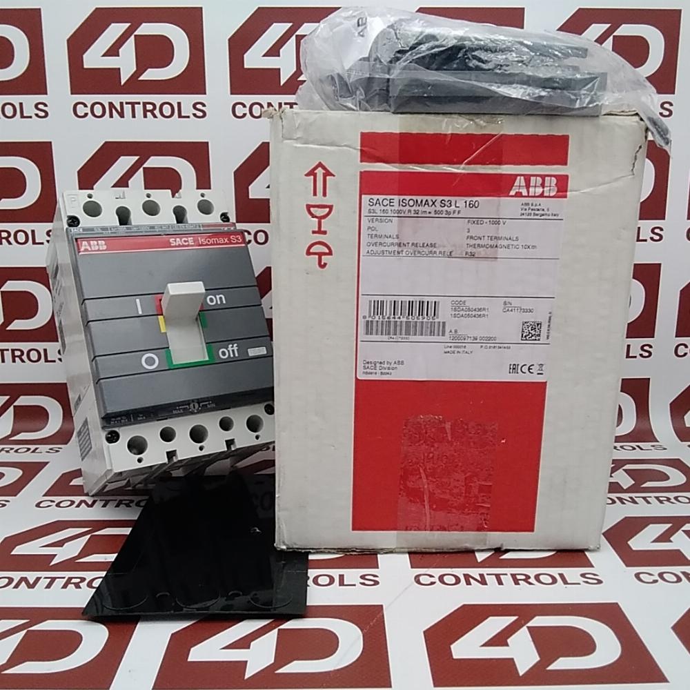 1SDA050436R1 | ABB | Circuit Breaker, 3 Phase, 160A, 8kV